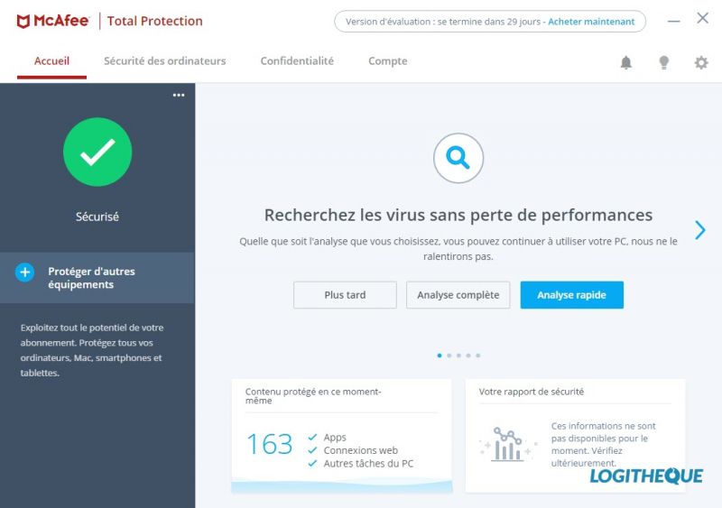 Prueba antivirus: McAfee Total Protection 2019 - Logitheque ES Prueba antivirus: McAfee Total Protection 2019 - Logitheque ES